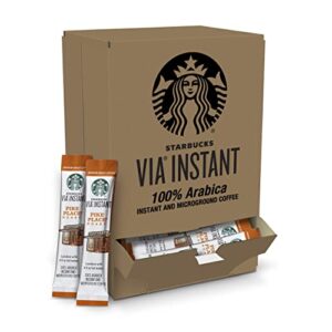 starbucks via instant coffee—medium roast coffee—pike place roast—100% arabica—1 box (50 packets)