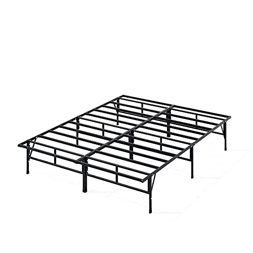 ZINUS SmartBase Compack Mattress Foundation / 14 Inch Metal Bed Frame / No Box Spring Needed / Sturdy Steel Slat Support, Queen