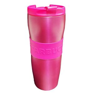 starbucks 2022 summer dragonfruit pink stainless insulated hot tumbler 12oz