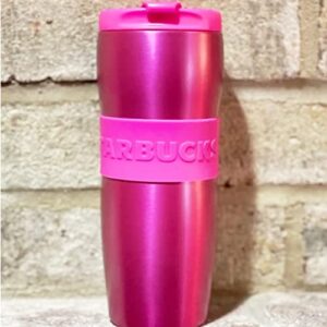 Starbucks 2022 Summer Dragonfruit Pink Stainless Insulated Hot Tumbler 12oz