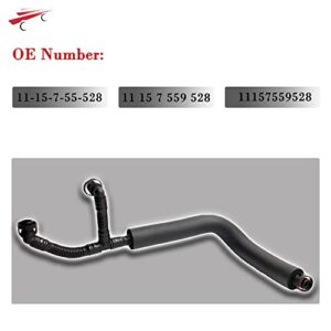 OKAY MOTOR 3-Way PCV Crankcase Breather Hose Vent Hose for 2006-2013 BMW (1,3,5,Series) 128i 528i 328i xi xDrive X3 X5 Z4 N52 3.0L 11157559528