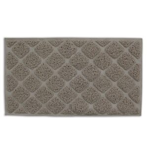 petmate grid litter catcher mat, stone