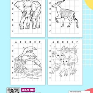 How To Draw Mammals: Collection Of Lots Of Animals With 30 Simple And Basic Illustrations To Learn To Draw | Anti Stress Gifts | New Year Gifts | For Beginners, Kids And More