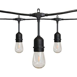 hampton bay 24 ft. 12-light filament led string light