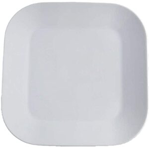 crate & barrel quartet white salad plate