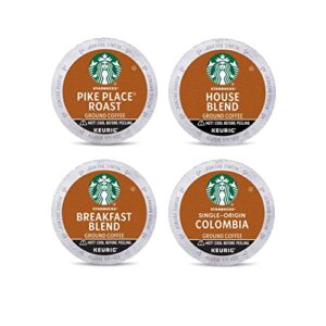 Starbucks K-Cup Coffee Pods—Medium Roast Coffee—Variety Pack—100% Arabica—1 box (96 pods)