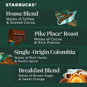 Starbucks K-Cup Coffee Pods—Medium Roast Coffee—Variety Pack—100% Arabica—1 box (96 pods)