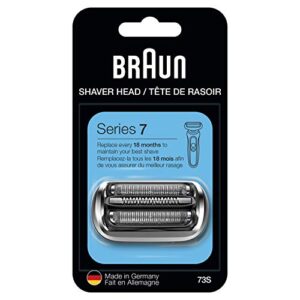 braun series 7 new generation electric shaver 73s replacement head, compatible with 7020s, 7025s, 7085cc, 7027cs, 7071cc and 7075cc shavers