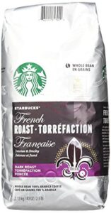 starbucks french roast whole bean coffee, 40 ounce