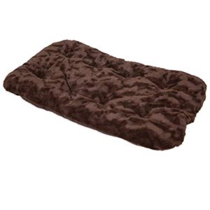 petmate precision pet products snoozzy cozy comforter crate mat, brown, for 42′ wire crates