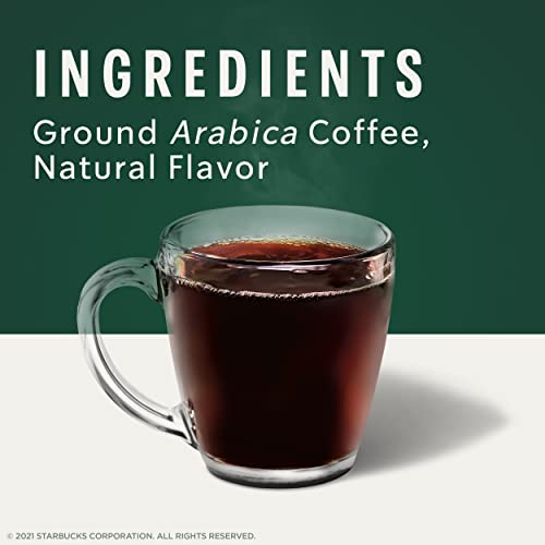 Starbucks Flavored Ground Coffee K-Cup Pods, Toasted Graham, Signature Collection, 100% Arabica Coffee, Recyclable K-Cup, 10 CT K-Cup Pods/Box (Pack of 2 Boxes)