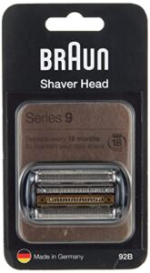 braun 92b – replacement and replacement for electric shaver compatible with series 9 shaving machines, black