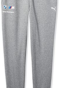 PUMA Men's Standard BMW MMS Essentials Fleece Sweatpants, Medium Gray Heather, X-Large