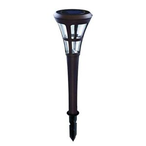 hampton bay 93130 mediterranean bronze solar path light (6-pack)