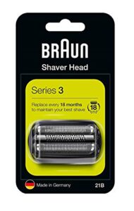 braun replacement for 21b razor razors series 3 black