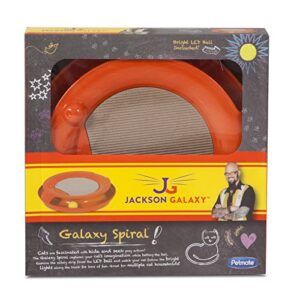 petmate jackson galaxy spiral ball, orange