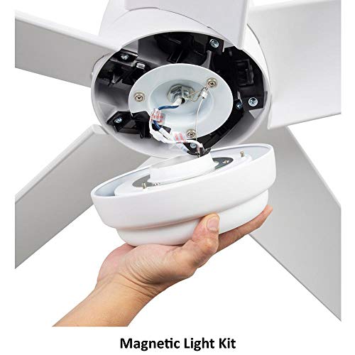 Mena 54 in. White Color Changing Integrated LED Indoor/Outdoor Matte White Ceiling Fan with Light Kit and Remote Control