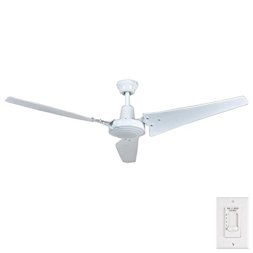 Hampton Bay Industrial 60 in. White Energy Star Ceiling Fan