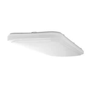 hampton bay 54649141 4 ft. x 1.5 ft. white led rectangular ceiling flushmount