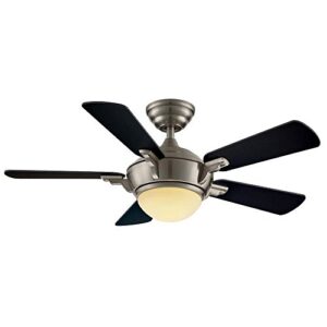 hampton bay 44 in. midili fan – brushed nickel 68044