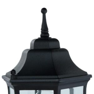 Outdoor Black Wall Lantern (2-Pack)