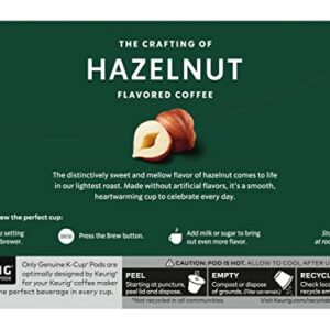 Starbucks Flavored Coffee K-Cup Pods, Hazelnut Flavored Coffee, Made without Artificial Flavors, Keurig Genuine K-Cup Pods, 10 CT K-Cups/Box (Pack of 2 Boxes)