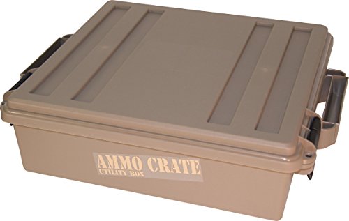 MTM ACR5-72 ACR5 Ammo Crate Utility Box, Brown, Medium&MTM ACR4-18 Ammo Crate Utility Box,Green,Medium