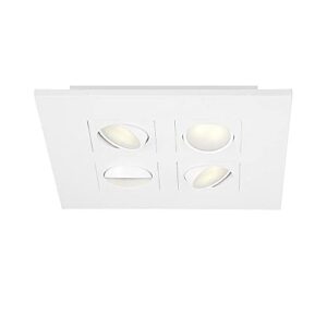 Hampton Bay 27992-HBU 9.2-Watt White Integrated LED Flushmount Light