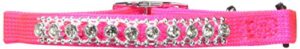 petmate bling elastic cat collar, 3/8″ x 8-10″, pink