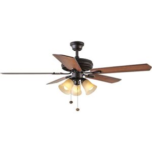 Hampton Bay AG524-ORB Glendale 52" Oil-Rubbed Bronze Ceiling Fan