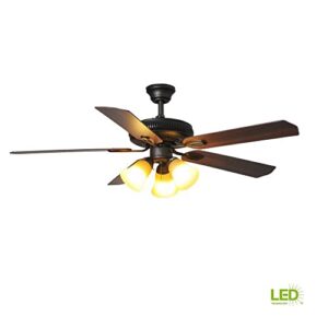 Hampton Bay AG524-ORB Glendale 52" Oil-Rubbed Bronze Ceiling Fan