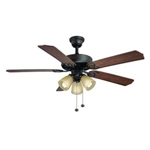 hampton bay brookhurst 52″ ceiling fan 549742 oil rubbed bronze