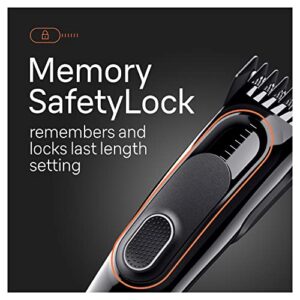 Braun Hair Clippers Series 5 5310, Hair Clippers for Men, Hair Clip from Home with 9 Length Settings, Incl. Memory SafetyLock Recall Setting, Ultra-Sharp Blades, 2 Combs,