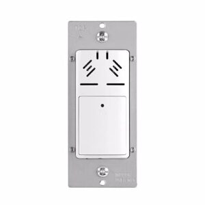 eaton hdfs3p1-w-l humidity sensor and fan control, 15a, flush mount, 120v, 1/4hp, single pole, white