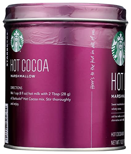 Starbucks Hot Cocoa, Marshmallow, 7 Ounce