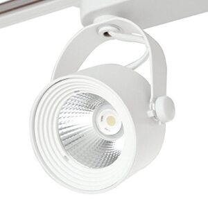 Hampton Bay 44 in. 3-Light White Integrated LED Track Lighting Kit with Gimbal Metal Shade