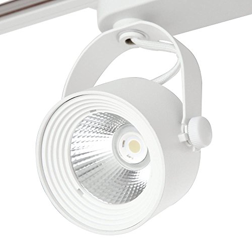 Hampton Bay 44 in. 3-Light White Integrated LED Track Lighting Kit with Gimbal Metal Shade