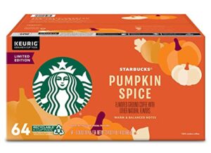 starbucks limited edition coffee k-cups, pumpkin spice (64 ct.)