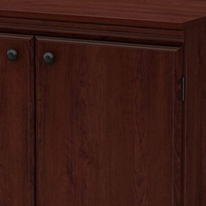 South Shore Morgan Small 2-Door Storage Cabinet, 19.38"D x 32.88"W x 32.38"H, Royal Cherry