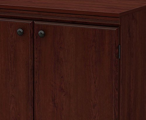 South Shore Morgan Small 2-Door Storage Cabinet, 19.38"D x 32.88"W x 32.38"H, Royal Cherry