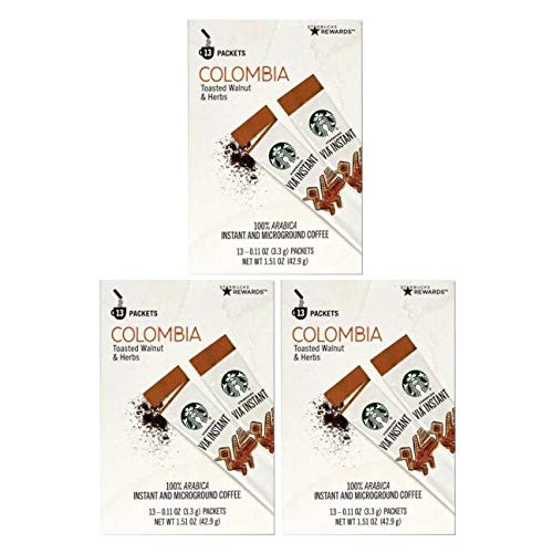 Starbucks VIA Instant Coffee, Colombia, 13 CT Pack - 3