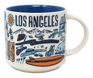 starbucks been there series los angeles ceramic mug, 14 oz