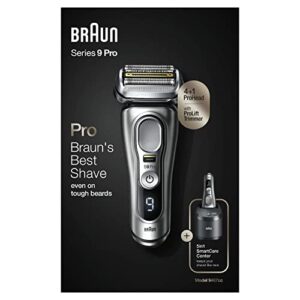 Braun Series 9 Pro 9467cc Electric Shaver for Men, 4+1 Head with ProLift Trimmer, 5-in-1 SmartCare Center, Electric Razor with 60-min Battery Life, Wet & Dry