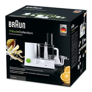 Braun TributeCollection Food Processor, 220-volt (Not for USA-European Cord), 12-Cup, White