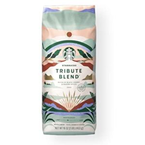 Starbucks Tribute Blend 2023 Medium Roast Arabica Whole Bean Coffee 1 LB