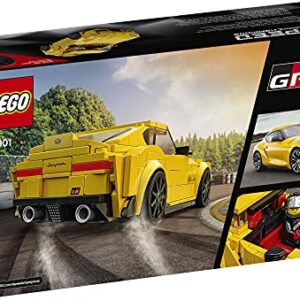 LEGO Speed Champions Toyota GR Supra 76901 Collectible Sports Car Toy Building Set with Racing Driver Minifigure