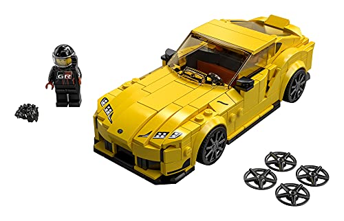 LEGO Speed Champions Toyota GR Supra 76901 Collectible Sports Car Toy Building Set with Racing Driver Minifigure