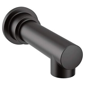 moen 193371bl align non-diverter 1/2-inch slip-fit tub spout, matte black