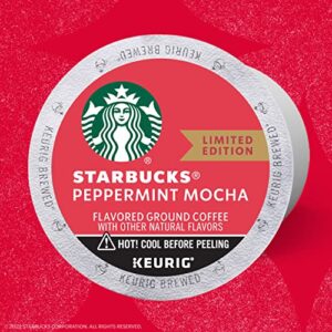 Starbucks Flavored K-Cup Coffee Pods (Peppermint Mocha, 10 Count (Pack of 2))