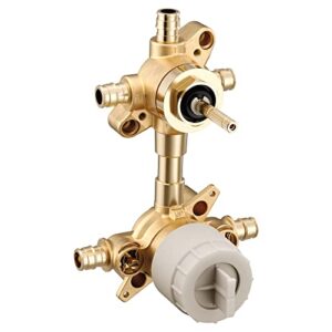 moen u232cxs m-core 3-series mixing 2 or 3 function integrated transfer valve with cold expansion pex connections and stops, or unfinished